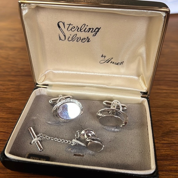 Anson | Accessories | Vintage Sterling Silver Cufflink Set By Anson ...